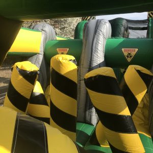 50ft. Toxic Obstacle w/slide | Clown Around Party Rentals