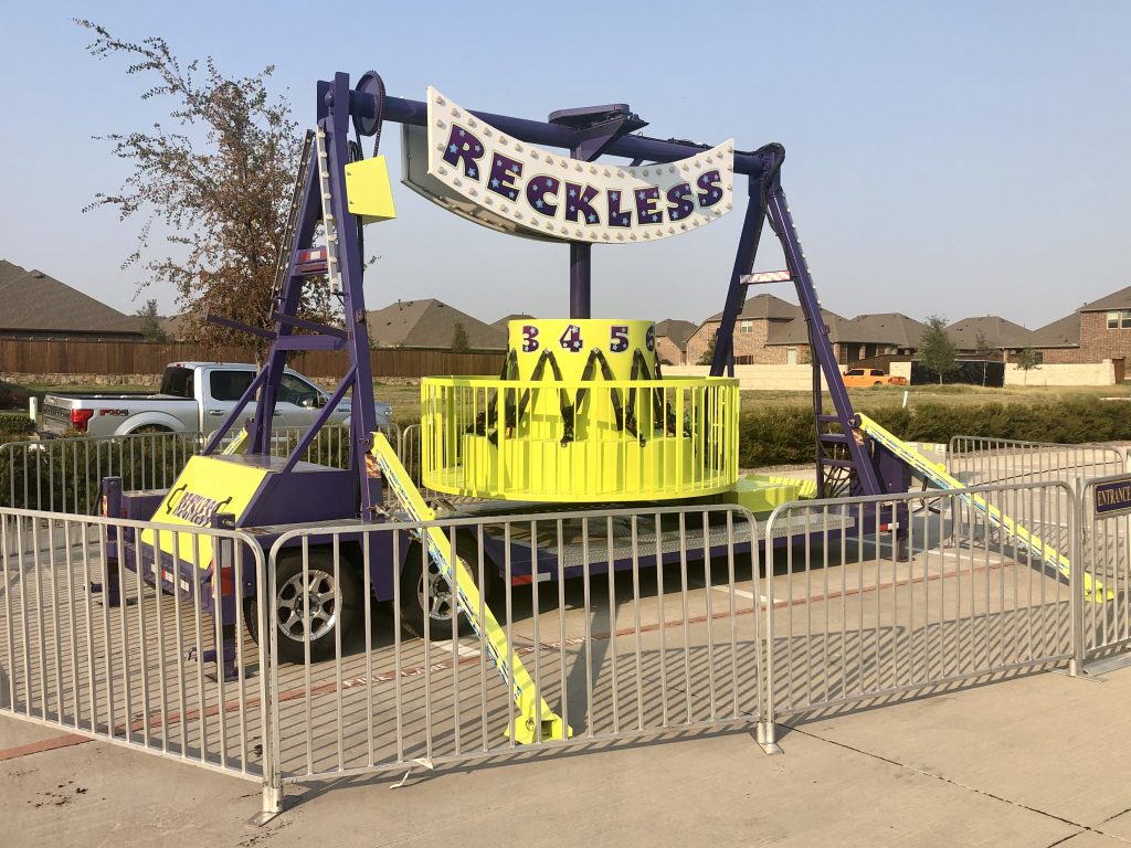Reckless Carnival Ride | Dallas Carnival Ride Rentals