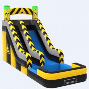 15Ft Toxic Water Slide | Inflatable Water Slide Rental